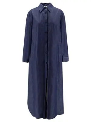 HEVO Arigliano Cotton Chemisier Dress