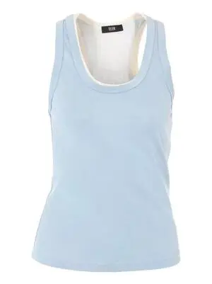 ELEH Scoop-neck Tank Top - Blue