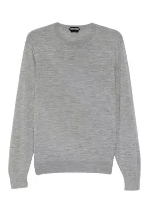 TOM FORD Wool T-shirt - Grey