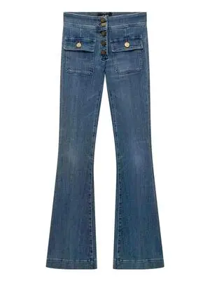 THE SEAFARER Anais Button Pocket Jeans