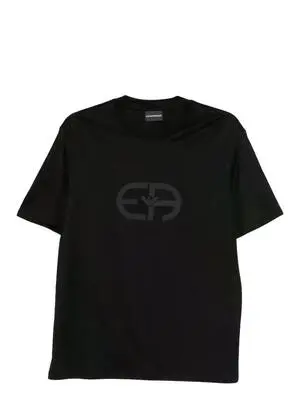 Emporio Armani Logo-detail T-shirt - Black