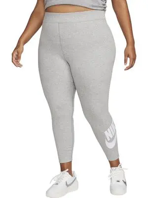 Nike Sportswear Classics High-waisted Graphic Leggings - Grey