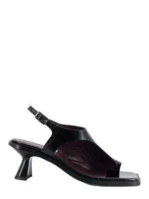 ALOHAS Mahina Squared-toe Sandals - Black