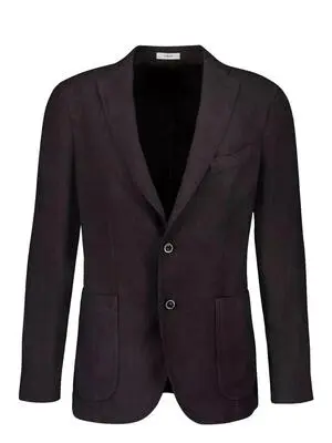 Boglioli Single-breasted Linen Blazer - Brown