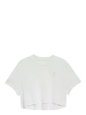 On Cropped T-shirt - White