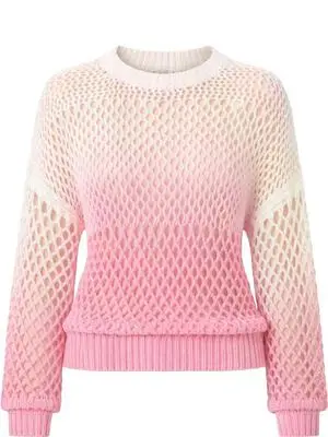 TWINSET Cotton Sweater With Ribbed Detailing - Pink