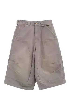 WILLY CHAVARRIA Logo-embroidered Shorts - Grey