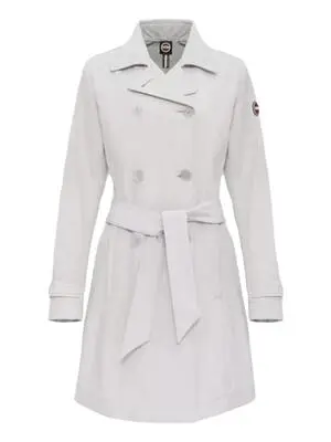 COLMAR Double-breasted Belted Coat - Grey