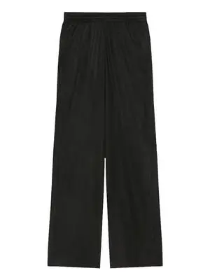 Givenchy Elastic-waist Wide-leg Trousers - Black