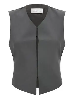ARMARIUM Sleeveless Top - Grey