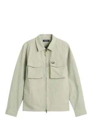 Fred Perry Ripstop Pocket Overshirt - Green
