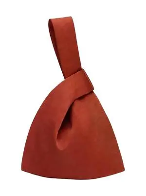 Nanushka Mini Jen Clutch Bag Red
