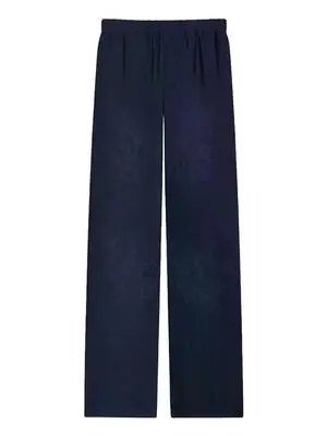 Givenchy Floral Jacquard Trousers - Blue