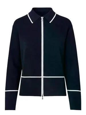 GRAN SASSO Piped Zip Jacket