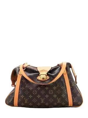 LOUIS VUITTON Stresa Handbag Monogram Canvas Pm - Brown