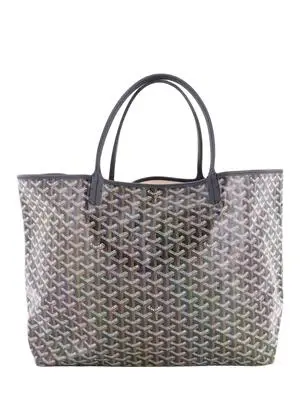 Goyard Saint Louis Coated Canvas Gm Tote Bag - Black