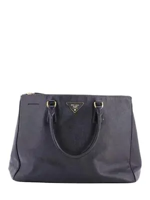 Prada Lux Saffiano Leather Large Tote Bag Black