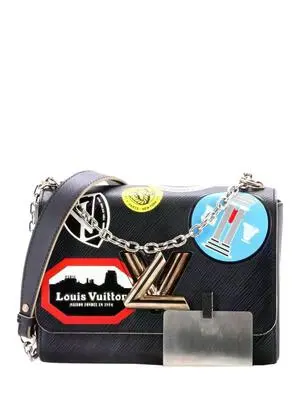 LOUIS VUITTON Twist Handbag Limited Edition World Tour Epi Leather Mm - Black