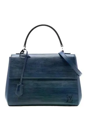 LOUIS VUITTON 2015 Epi Cluny Mm Satchel - Blue