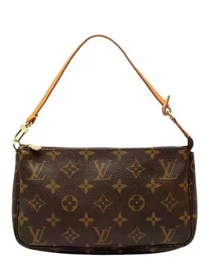 LOUIS VUITTON Louis Vuitton 1998 Monogram Pochette Accessoires Brown