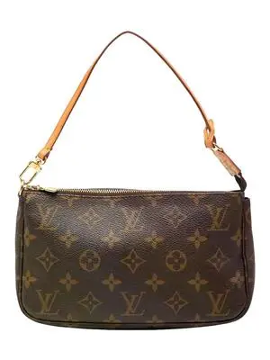 LOUIS VUITTON 2000 Monogram Pochette Accessoires - Brown