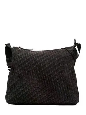Dior 2004 Diorissimo Trotter Canvas Messenger Bag - Black