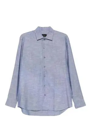 Brioni Buttoned Marcelo Shirt - Blue