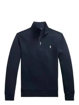 Polo Ralph Lauren Embroidered Quarter-zip Sweatshirt - Blue