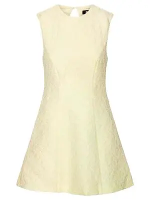 ROTATE BY BIRGER CHRISTENSEN Crew-neck Mini Dress - Yellow