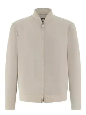 BOGGI MILANO Zip-Up Bomber Jacket