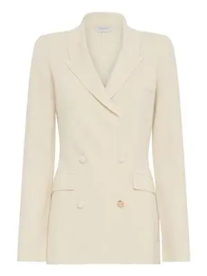 Gabriela Hearst Ceto Knit Blazer - Ivory