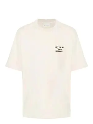 Drole De Monsieur Short-Sleeve T-Shirt Neutrals
