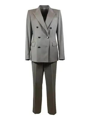 Tagliatore Double-Breasted Suit Grey