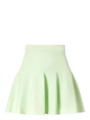 Stella McCartney Stretch-knit Mini Skirt - Green