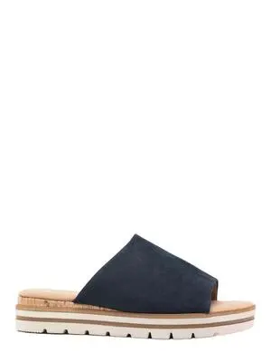 Gabor Platform Mules - Blue