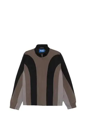 AWAKE NY Colour-block Zip-up Jacket - Black