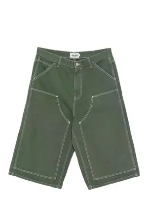 AWAKE NY Contrast-stitching Bermuda Short - Green