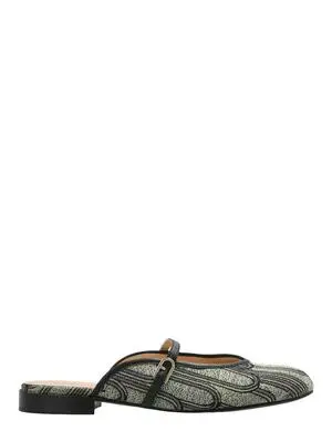 Furla Patterned Strap Mules Neutrals