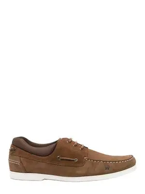 Woolrich Lace-up Boat Shoes - Brown