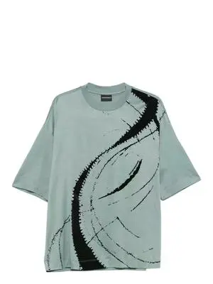 Emporio Armani Graphic-print T-shirt - Green