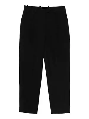 CIRCOLO 1901 Pleated Cropped Trousers - Black