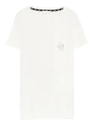 Liu Jo Logo-detail T-shirt - Neutrals