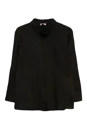 Marella Floral-embellishment Shirt Set - Black