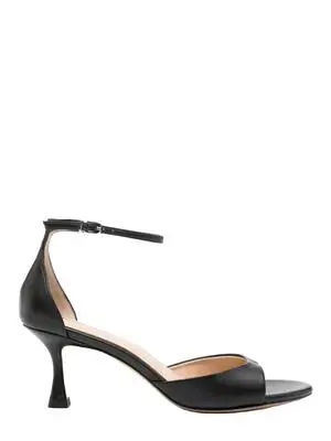 Lola Cruz Ankle-Strap Sandals Black