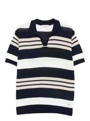 MANUEL RITZ Striped Top - Blue