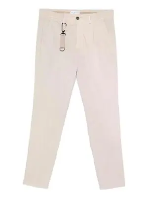 MANUEL RITZ Slim-fit Trousers - Neutrals