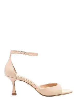 Lola Cruz Ankle-Strap Sandals Neutrals