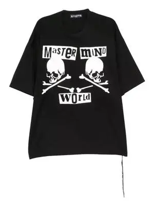 MASTERMIND WORLD Logo-print T-shirt - Black