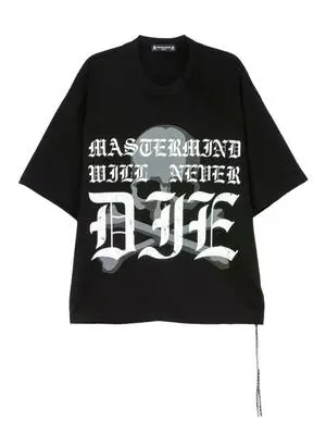 MASTERMIND WORLD Logo-print T-shirt - Black