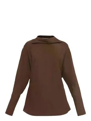 Issey Miyake Pocket Collar Shirt - Neutrals